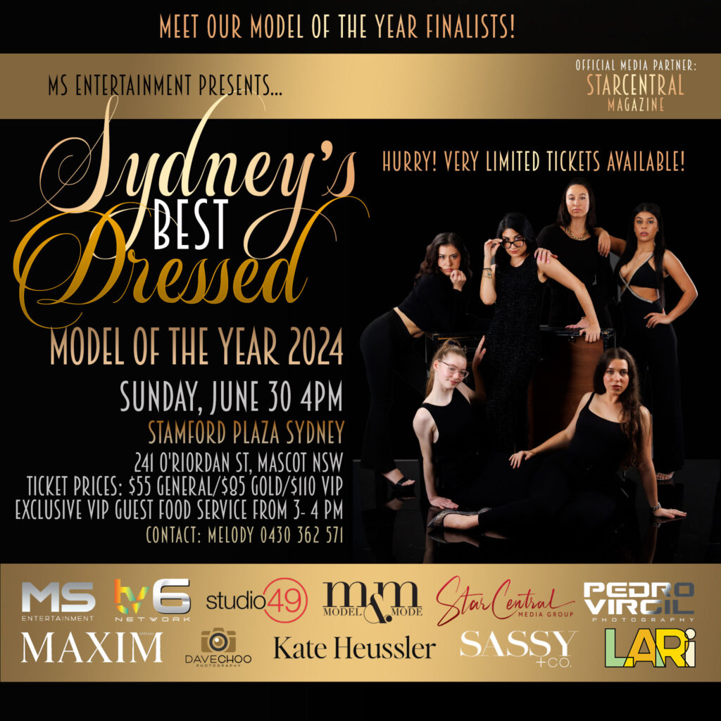 Sydney’s Best Dressed Model of the Year Competition 2024 Set to Launch ...